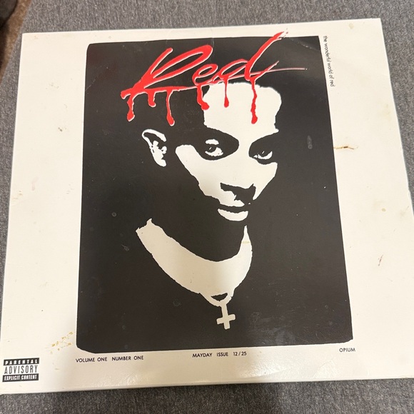 Art | Red Album Cover Art Print | Poshmark